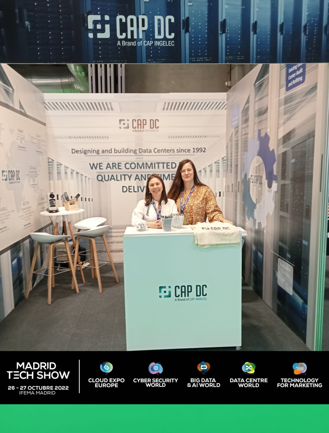 CAP DC ESPAÑA au Datacenter World Tech Show de Madrid - CapIngelec