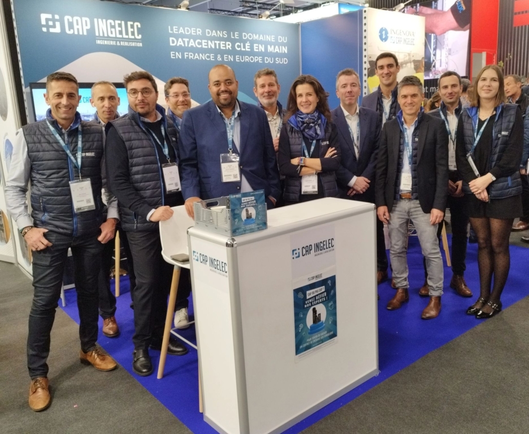 Our Datacenter teams at Data Centre World Paris - CapIngelec
